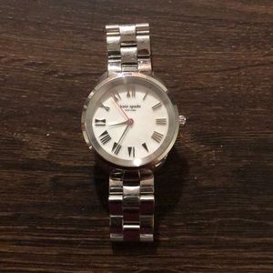 kate spade | Accessories | Kate Spade New York Silver Watch | Poshmark